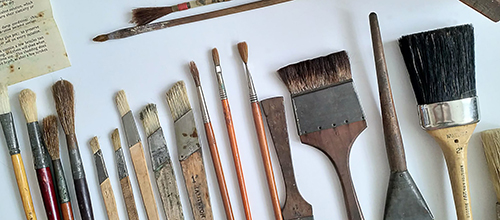 Signwriter brushes and tools - Gardiner Design Associates