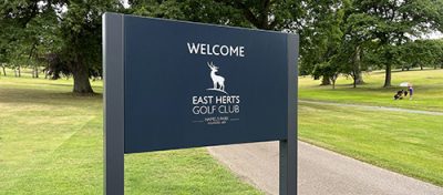 Golf club signage - Gardiner Design Associates