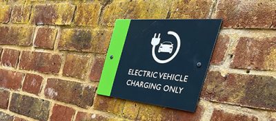 EV charging signage | Gardiner Design Associates